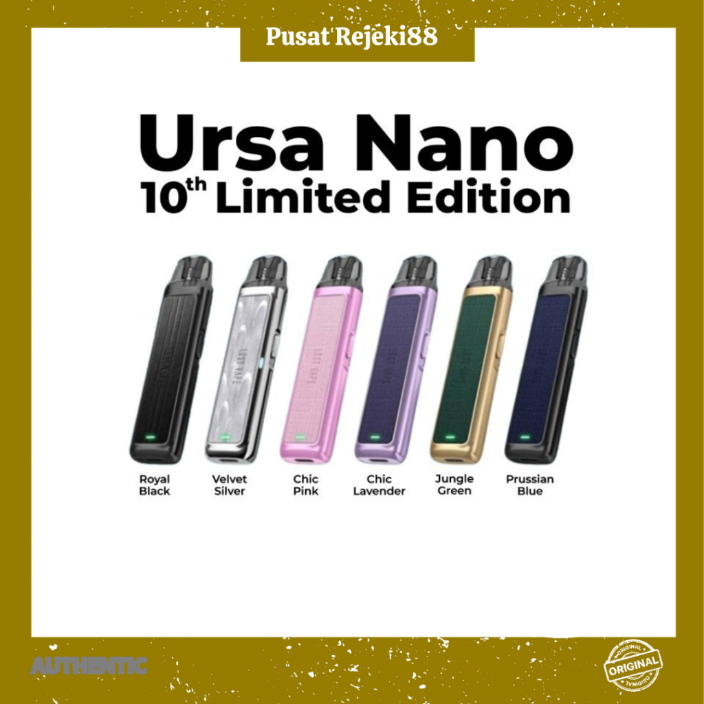 Jual Ursa Nano Pod Kit Limited Edition 800mAh By Lost Vape Pod Kit Ursa ...
