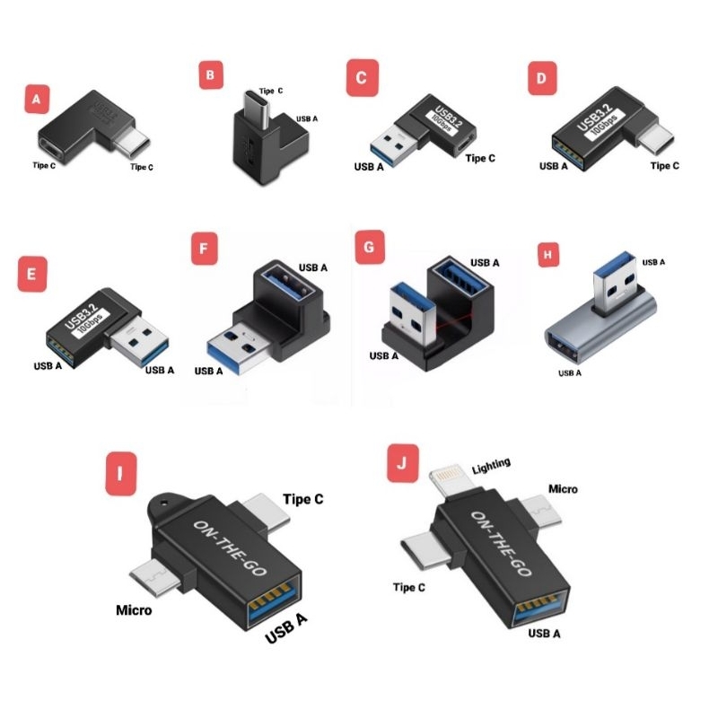 Jual Adapter converter series konektor Data dan power charger port Type ...