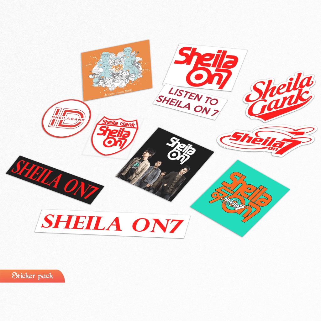 Jual Stiker band SHEILA ON 7 / Sticker Pack | Shopee Indonesia