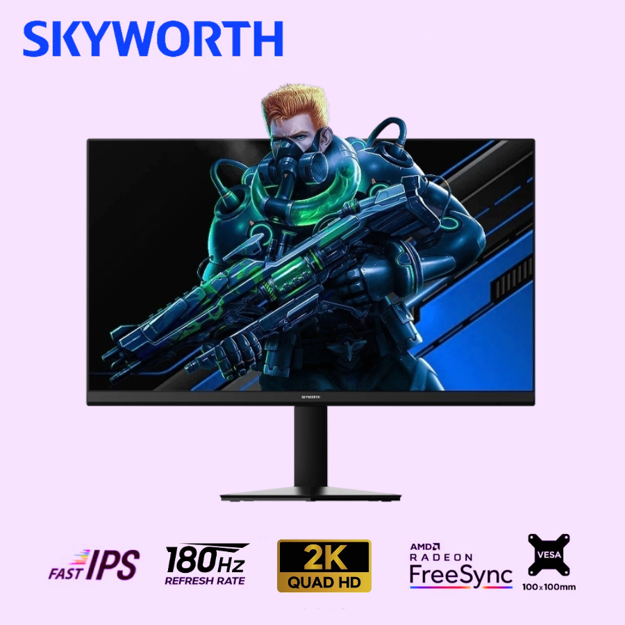Jual Monitor LED Skyworth H24G30Q 24inch Fast IPS 180hz 1ms QHD 2K ...