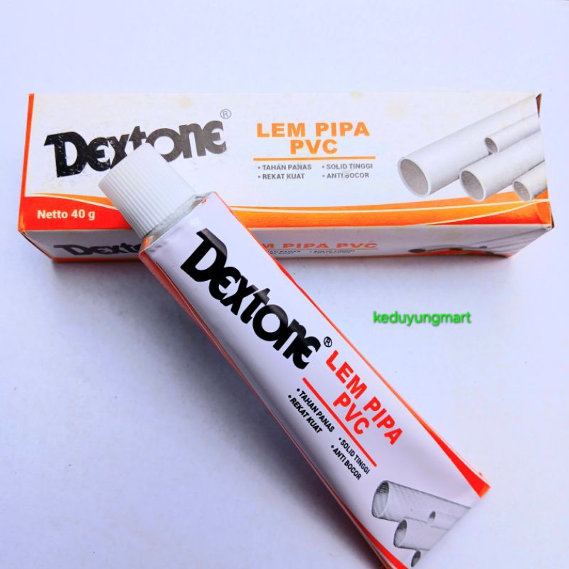 Jual Lem paralon Dextone pipa pvc 40 g | Shopee Indonesia