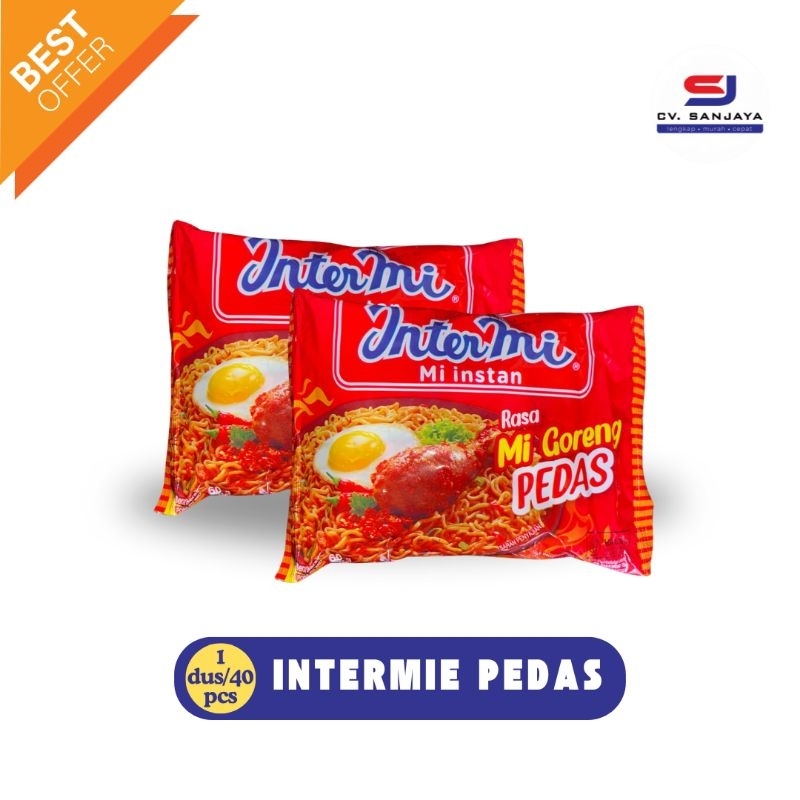 Jual INTERMIE GORENG PEDAS 1 DUS ISI 40 PCS | Shopee Indonesia