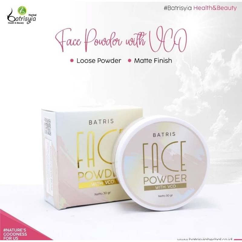 Jual Batris Face Powder with VCO | Batrisyia | Shopee Indonesia