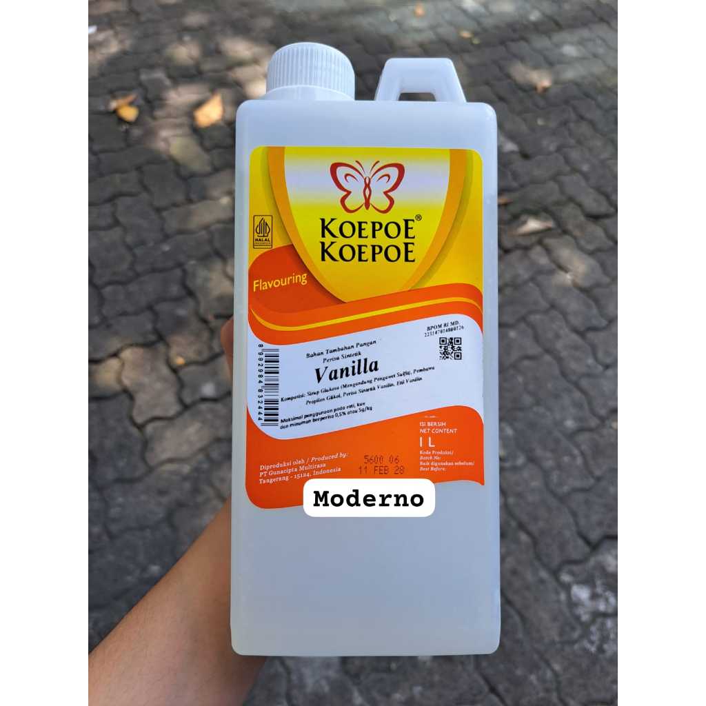 Jual koepoe koepoe perisa vanilla 1 Liter | Shopee Indonesia