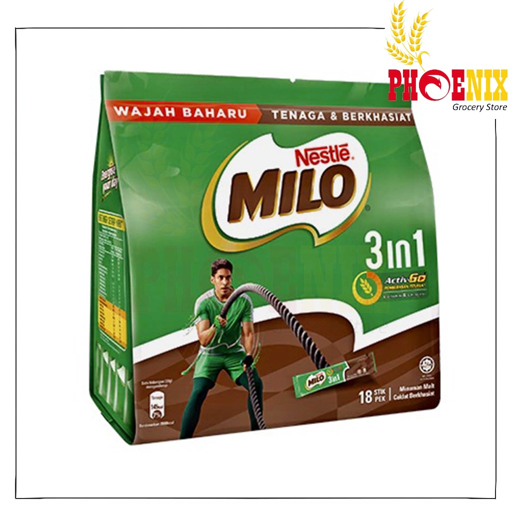 Jual MILO 3 in 1 Activ-Go 14 stick / Milo Activ-Go 1Kg | Shopee Indonesia