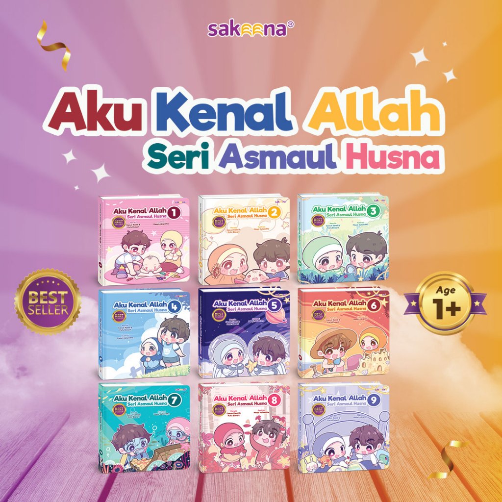Jual SAKEENA - Buku Anak Islami | Buku Aku Kenal Allah Seri Asmaul Husna ( AKASAH ) - BOARDBOOK ...