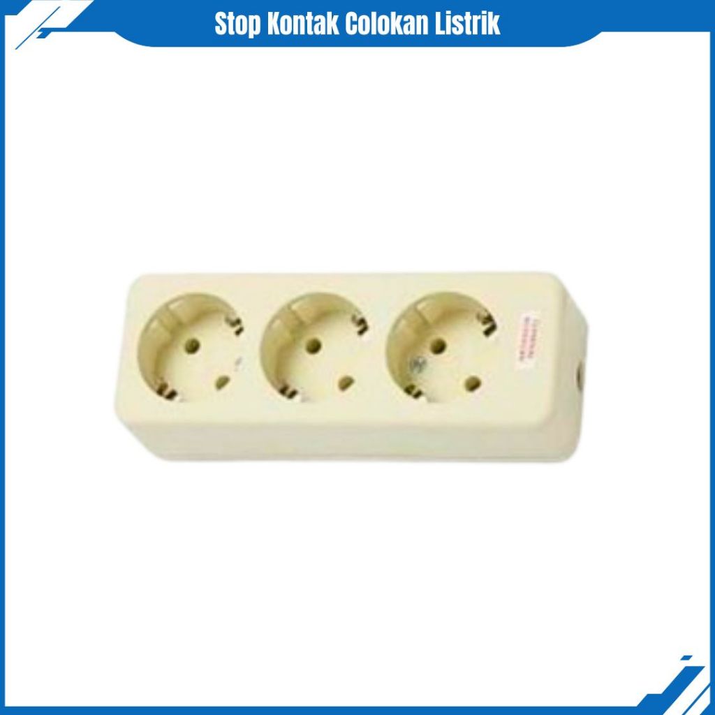 Jual Stop Kontak Listrik 3-6 Lubang Terminal Kuningan Colokan Listrik ...