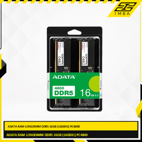 Jual ADATA RAM LONGDIMM DDR5 32GB /16GB/ 8GB PC4800 (SINGLE CHANNEL ...