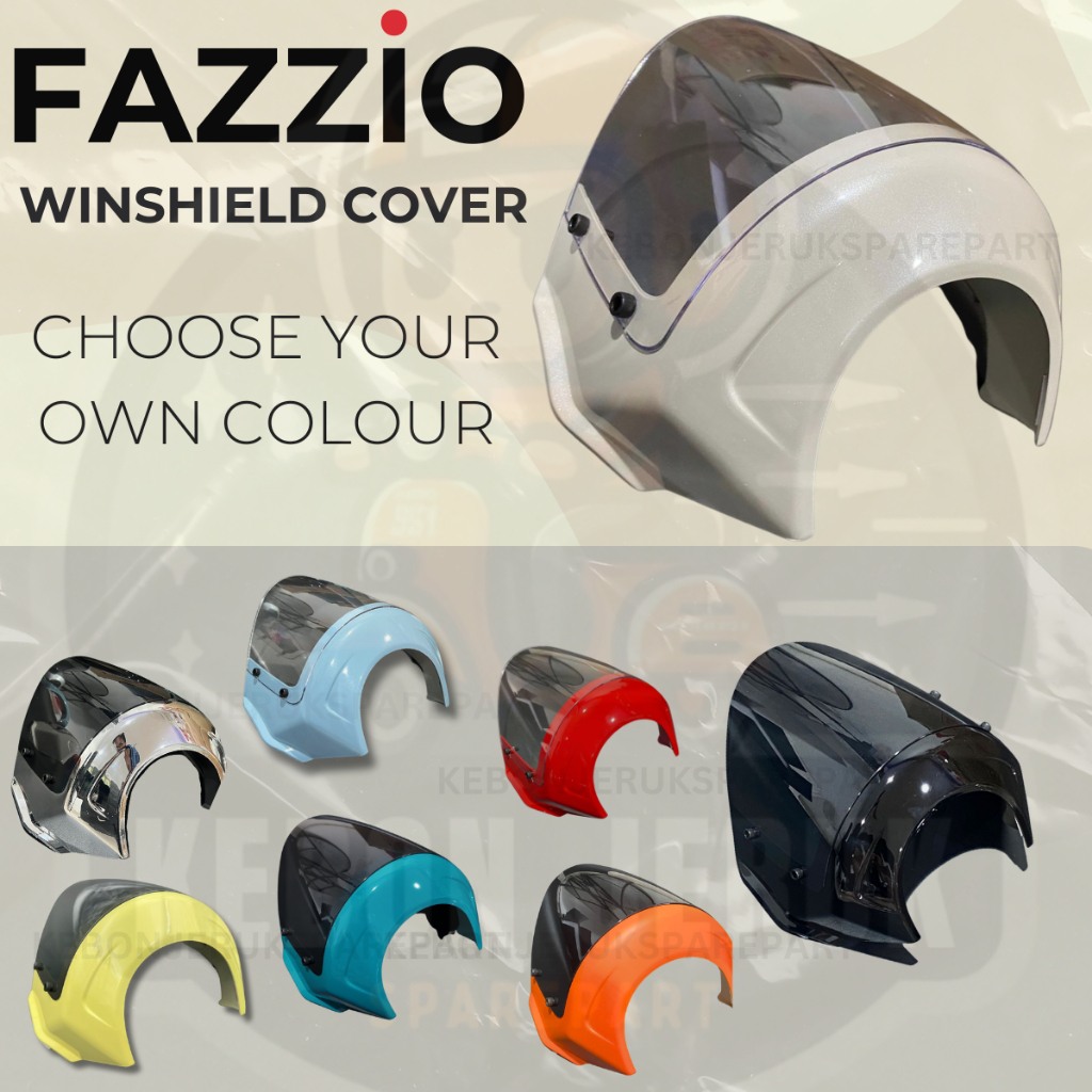 Jual Fazzio Windshield Black Visor Hoshina Export Quality | Shopee ...