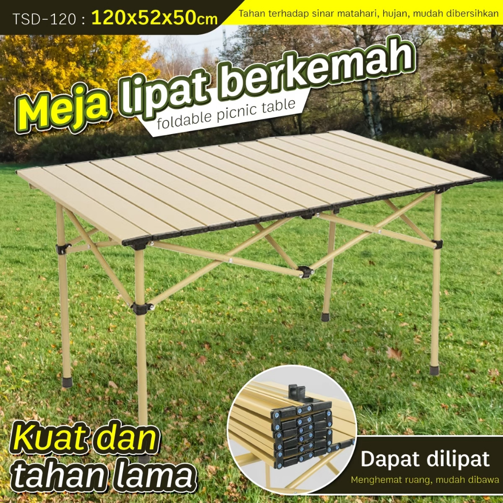 Jual HTD SPORT Meja Lipat Outdoor Camping Kemah Hiking Mancing ...