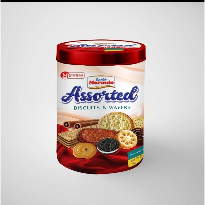 Jual Assorted kaleng bulat 550 gram | Shopee Indonesia