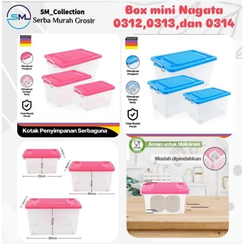 Jual Box Mini/Box Kontainer/Tempat Penyimpanan Mini/Box Mini Nagata ...
