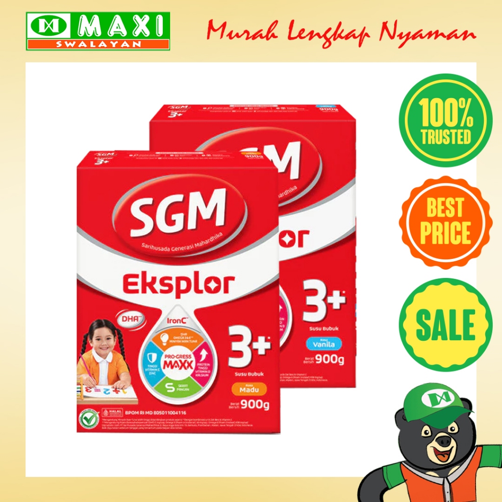 Jual SGM Eksplor 3+ Kemasan 900gr | Shopee Indonesia