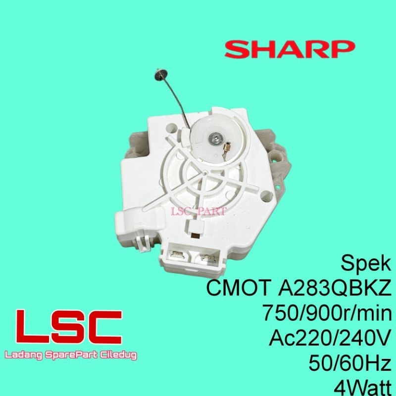 Jual Drain Motor Mesin Cuci Sharp Sh6 CMOT A283QBKZ Motor Drain Sharp ...
