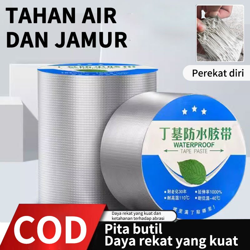 Jual LAKBAN ANTI BOCOR Anti Bocor Butil Aluminium super kuat aluminium foil tapeAnti Bocor ...