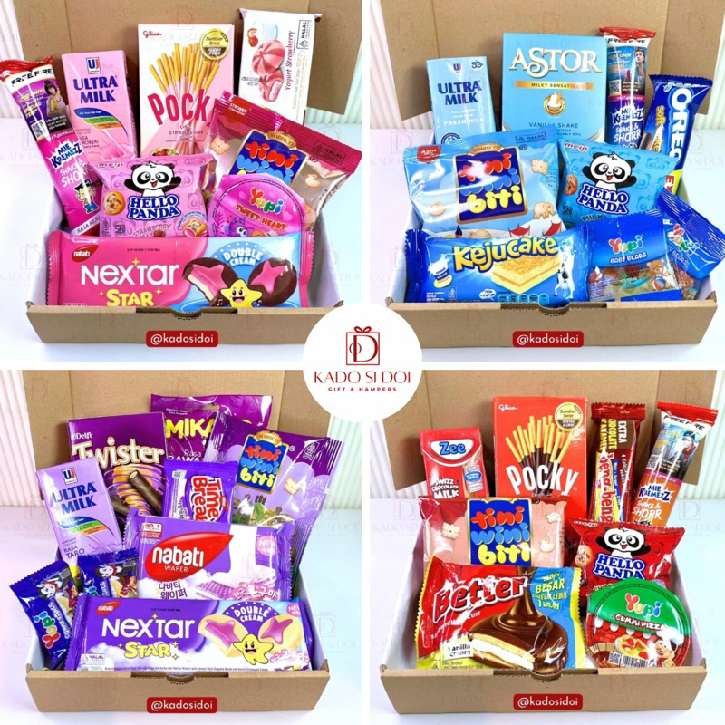 Jual Snack Box Hampers Ulang Tahun / Hampers Lebaran / Hadiah Valentine ...