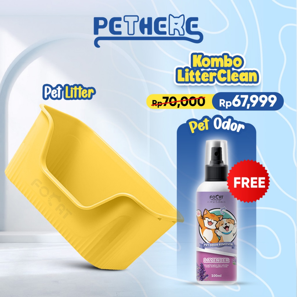 Jual PET THERE Pet Litter Box Ekstra Besar 50CM M31 Bak Pup Kucing ...