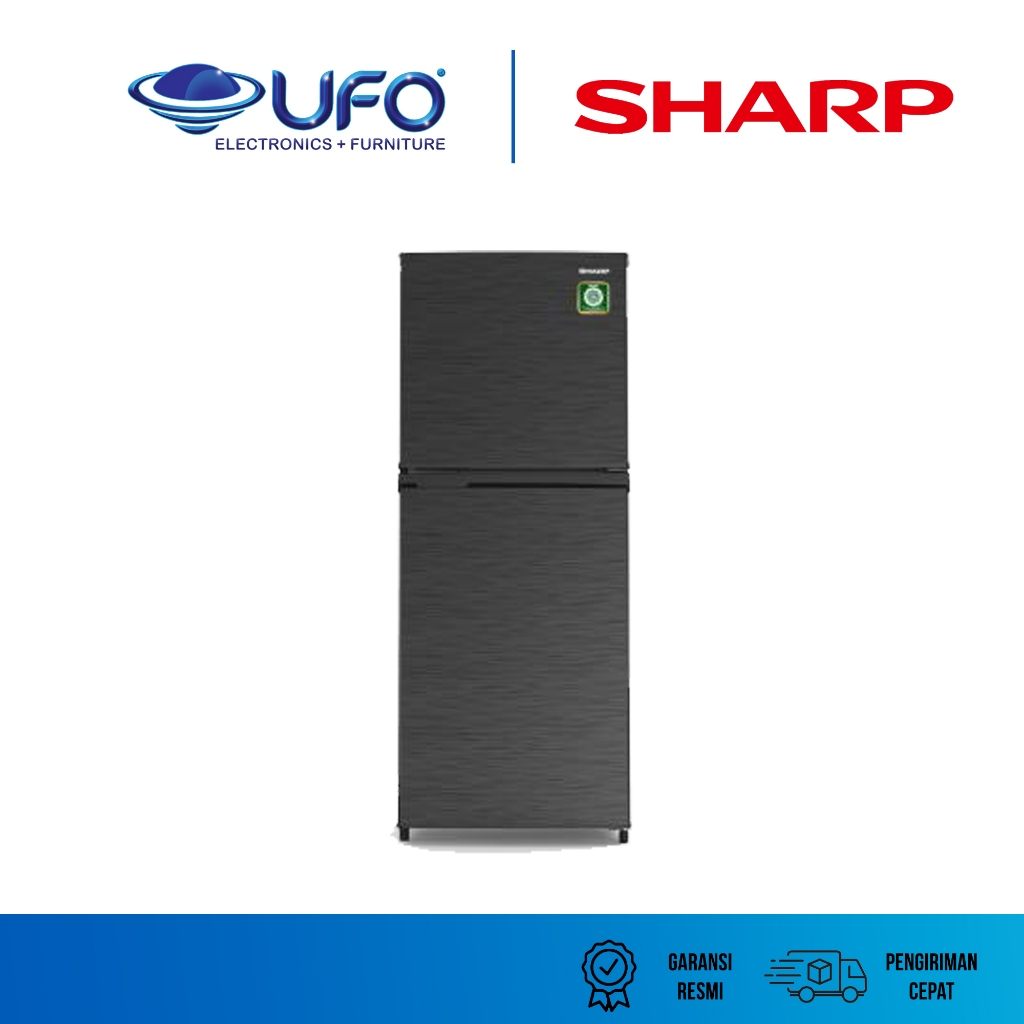 Jual Kulkas Sharp 2 Pintu Lemari Es Kapasitas 256L SJ316MNHS | Shopee ...