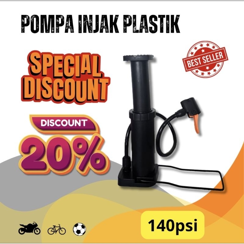 Jual Pompa Injak Plastik Pompa Injak Pompa Angin Pompa Sepeda Pompa ...