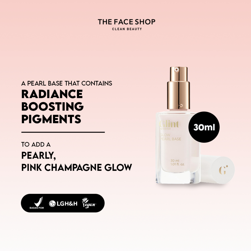 Jual THEFACESHOP [glint] Glow Pearl Base (30 ml) | Shimmery Primer ...