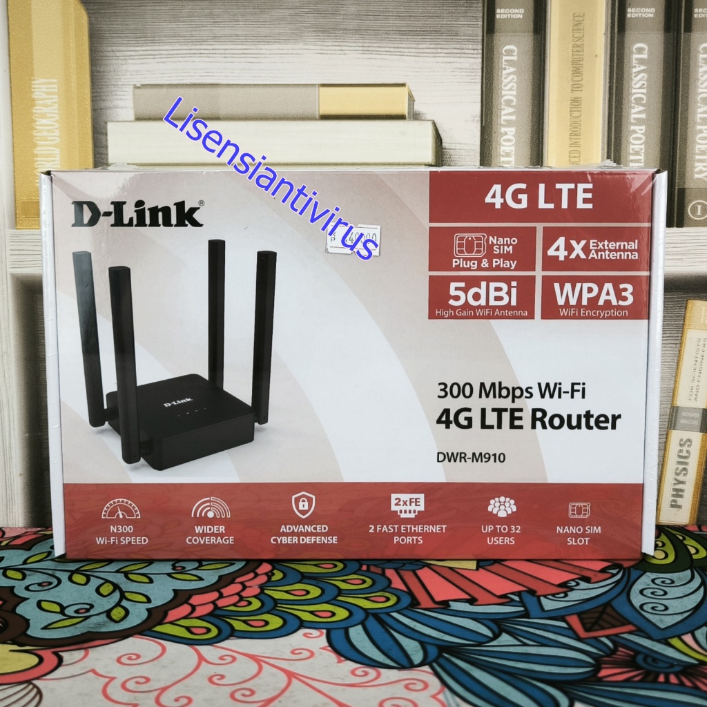 Jual Modem DLink DWR-M910 M910 Wireless N300 4G LTE WAN Faillover ...