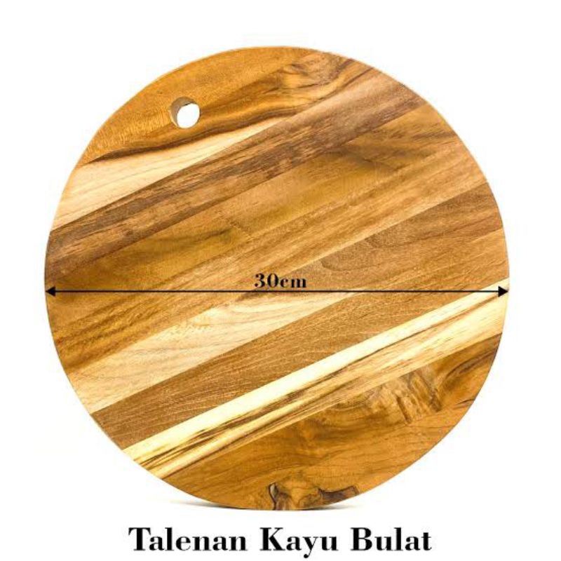 Jual Talenan Kayu Jati Model Bulat | Shopee Indonesia