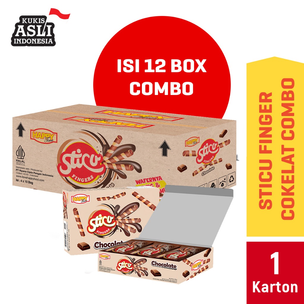 Jual Happy Time Astor Sticu Finger Combo Box Premium (1 Karton Isi 12 ...