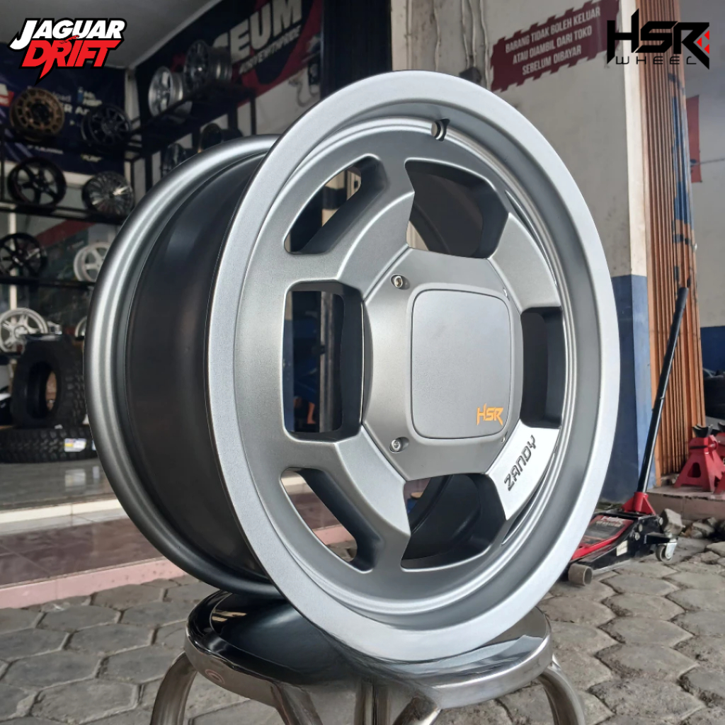 Jual Velg Racing Honda Freed R15 Inch Pelek Hsr Zandy Ring 15 Pcd 4x100 Warna Grey Untuk Mobil ...