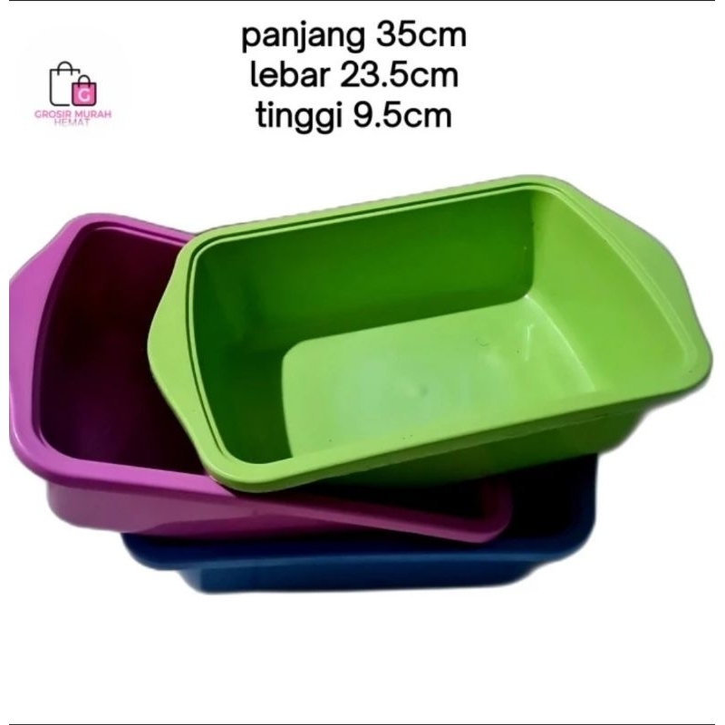 Jual Keranjang Baskom Box Kotak Tahu / Bak Plastik Pasir Kucing Hamster ...