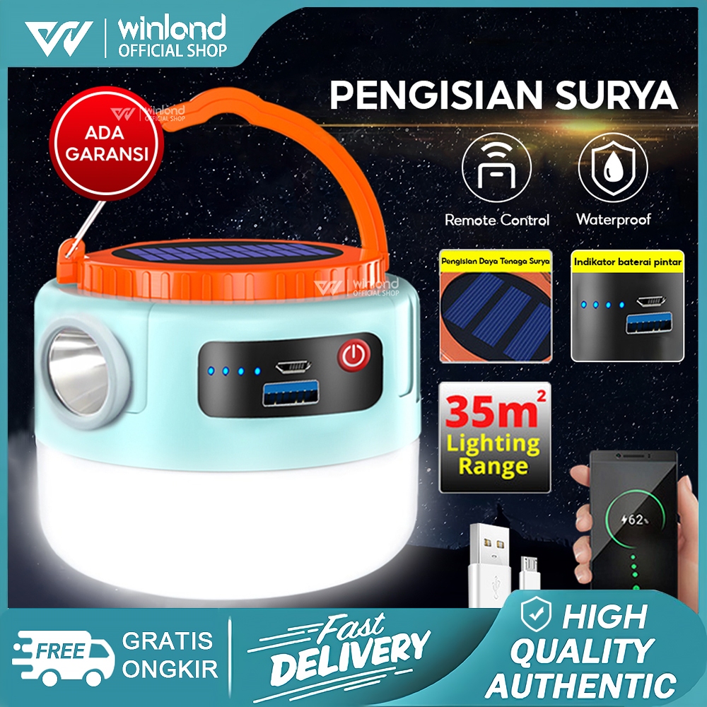 Jual [COD]Winland Lampu Emergency Tahan Lama LED 6 Model Lampu Camping ...