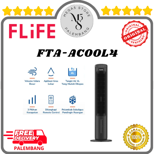Jual AIR COOLER FLIFE FTA-ACOOL4 BY GREE TOWER FAN 4LITER | Shopee Indonesia