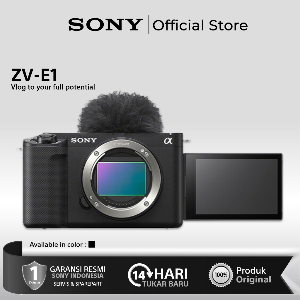 Jual Sony ZV E1 Sony ZVE1 ZV-E1 Mirrorless Camera Body Only | Shopee ...