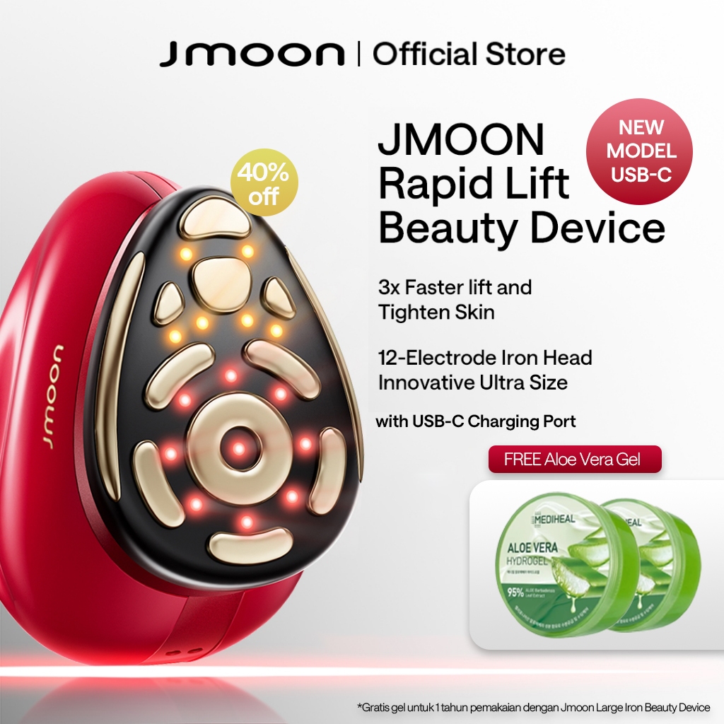 Jual JMOON Large Iron Red Anti Aging Smile Line Wrinkle Treatment Beauty Device | Shopee Indonesia