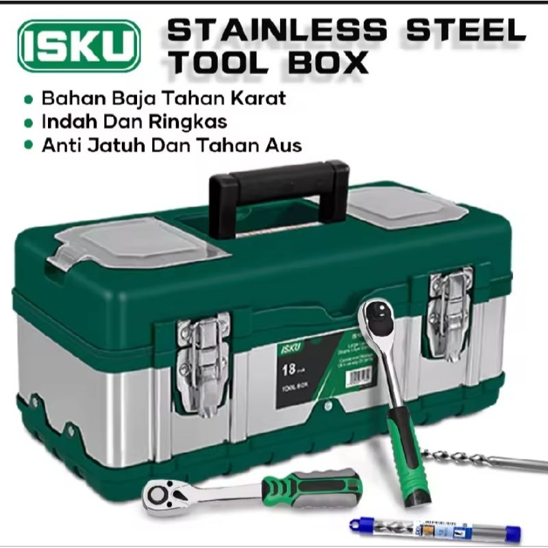 Jual ISKU TOOL BOX / alat Perkakas UKURAN BESAR dan KECIL, MATERIAN ...