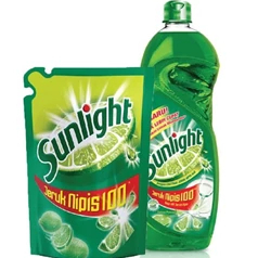 Jual SUNLIGHT Sabun Pencuci Piring 100 Jeruk Nipis Lime 635 ML / 750ml / Korean Strawberry 600ml ...
