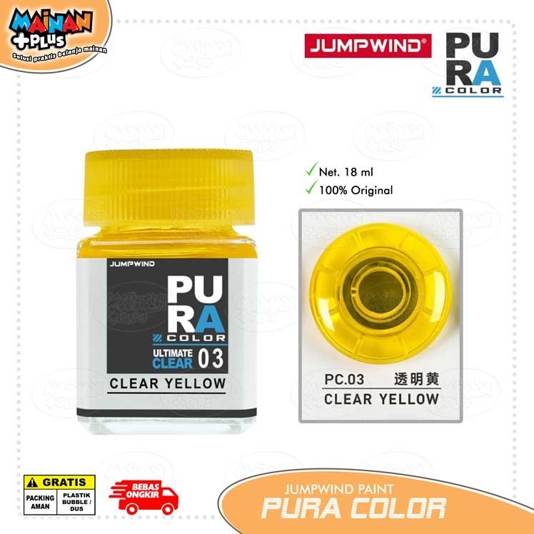 Jual JUMPWIND PURA 03 ULTIMATE CLEAR YELLOW Cat Gunpla Model Kit Paint ...