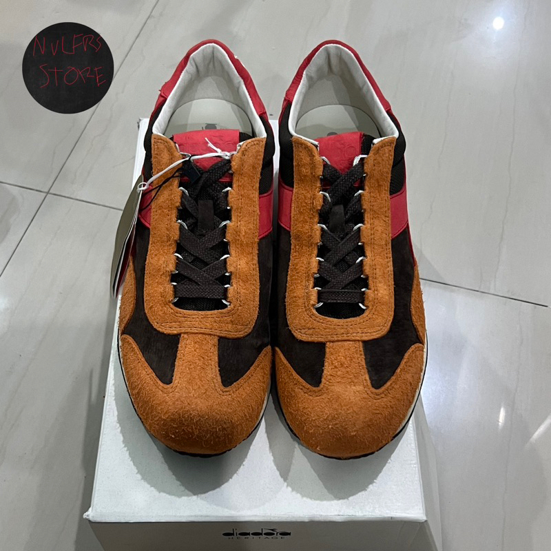 Jual Diadora Equipe Italia Brown Chestnut 100% Original | Shopee Indonesia