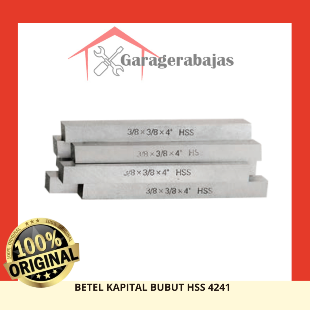 Jual HSS 4241 Betel Kapital Pahat Bubut Square Tool Bits #1 | Shopee Indonesia