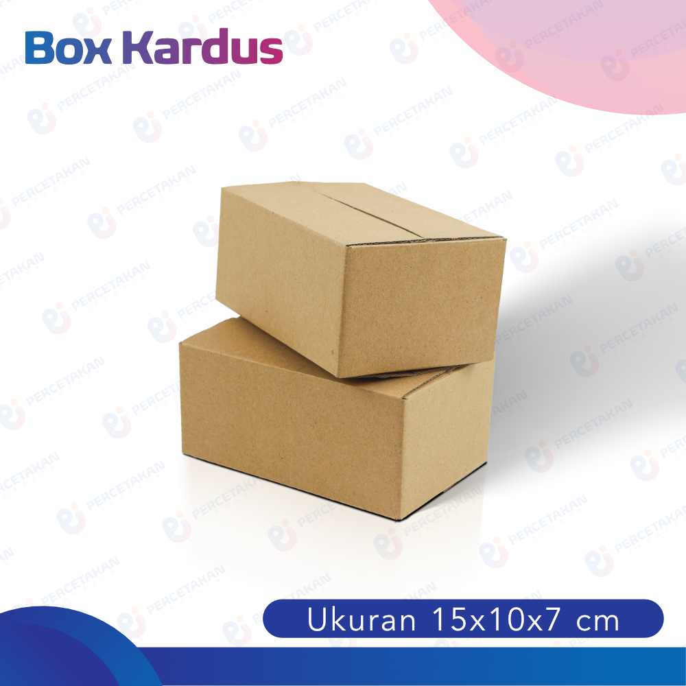 Jual BOX KARDUS Baru 15x10x7 cm DUS PACKING E-FLUTE | Kardus / Karton ...