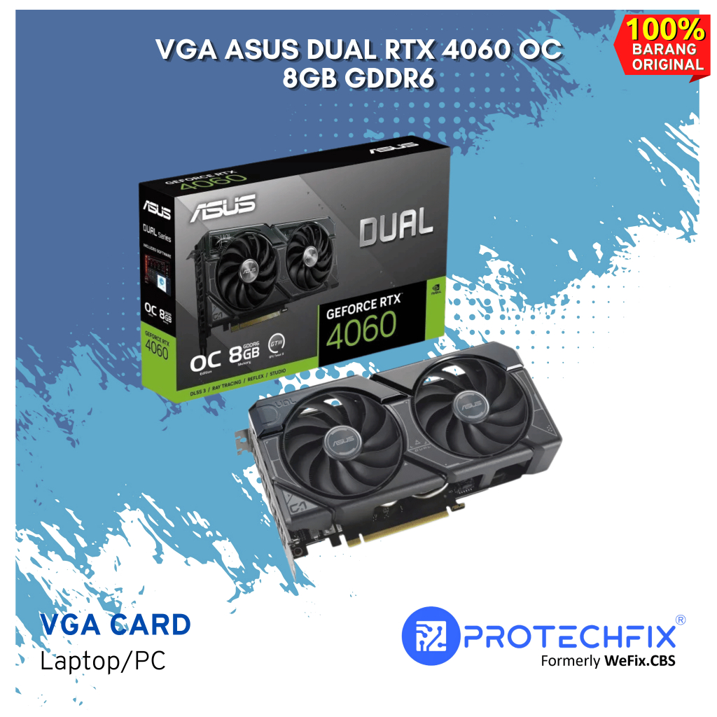 Jual VGA Asus Dual RTX 4060 OC 8GB GDDR6 | Shopee Indonesia