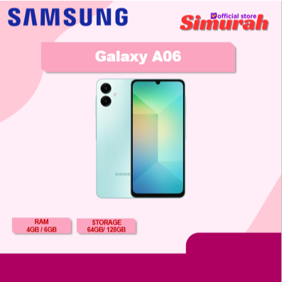 Jual SAMSUNG GALAXY A06 6GB 128GB Garansi Resmi | Shopee Indonesia