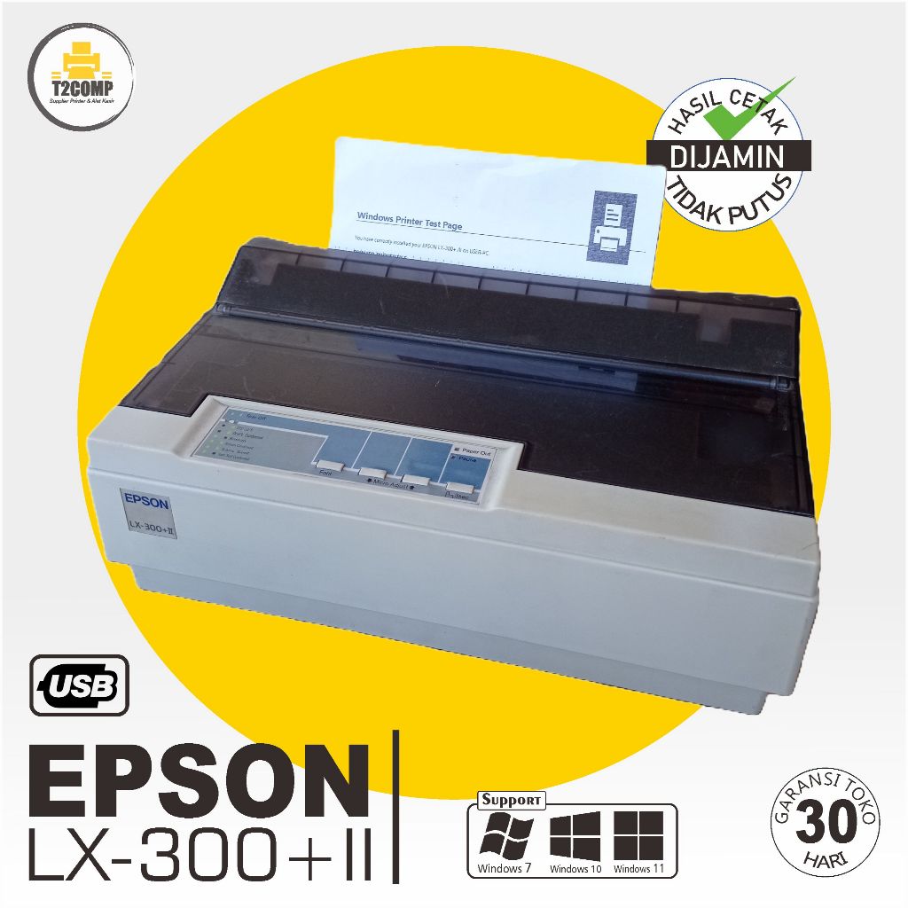 Jual Printer Dotmatrix Nota Faktur Epson LX300+II / LX-300+II / LX300 ...