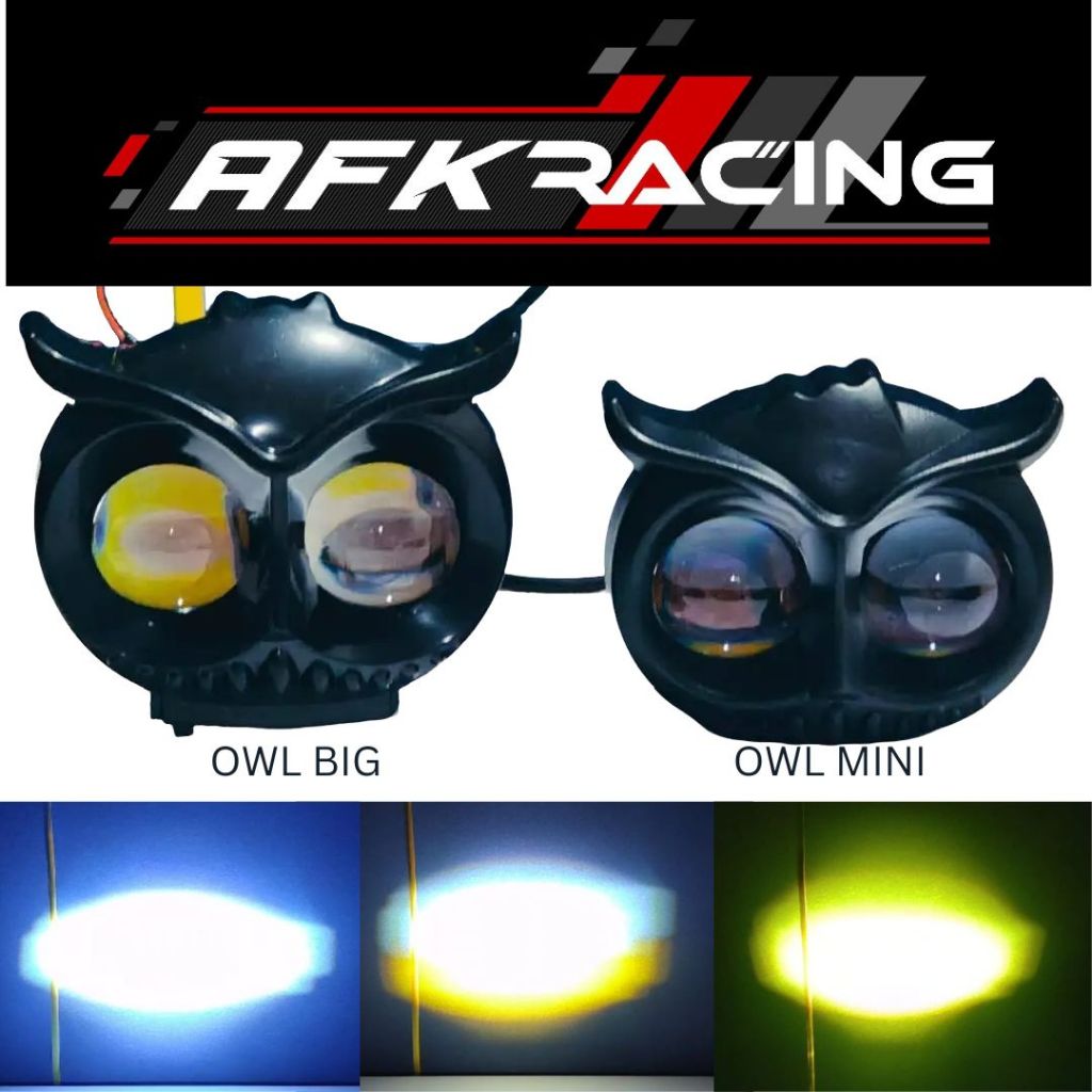 Jual promo discount Lampu Tembak Sorot LED Cree Owl laser Tiger Motor ...
