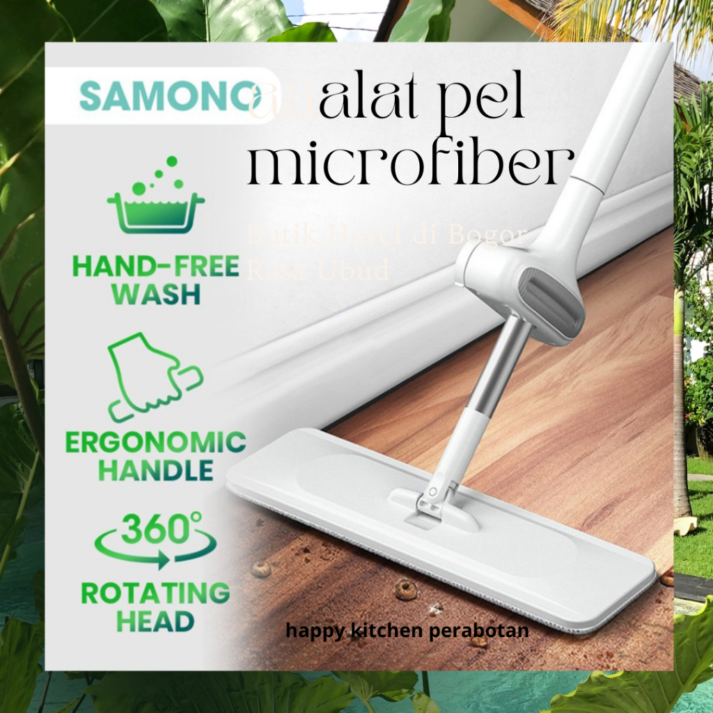 Jual BONBOX ALAT PEL MICROFIBER KAIN FLAT MOP EASY USE | Shopee Indonesia
