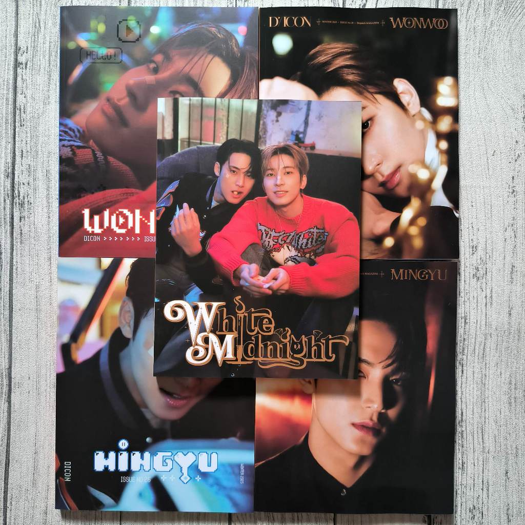 Jual (READY) SEVENTEEN WONWOO & MINGYU - DICON VOLUME N°26 MAGAZINE ONLY | Shopee Indonesia