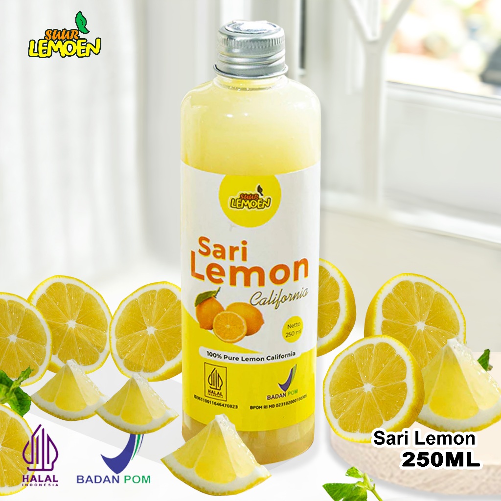Jual BPOM Suur Lemoen - Sari Lemon 250ml Murni 100% Air Lemon Untuk ...