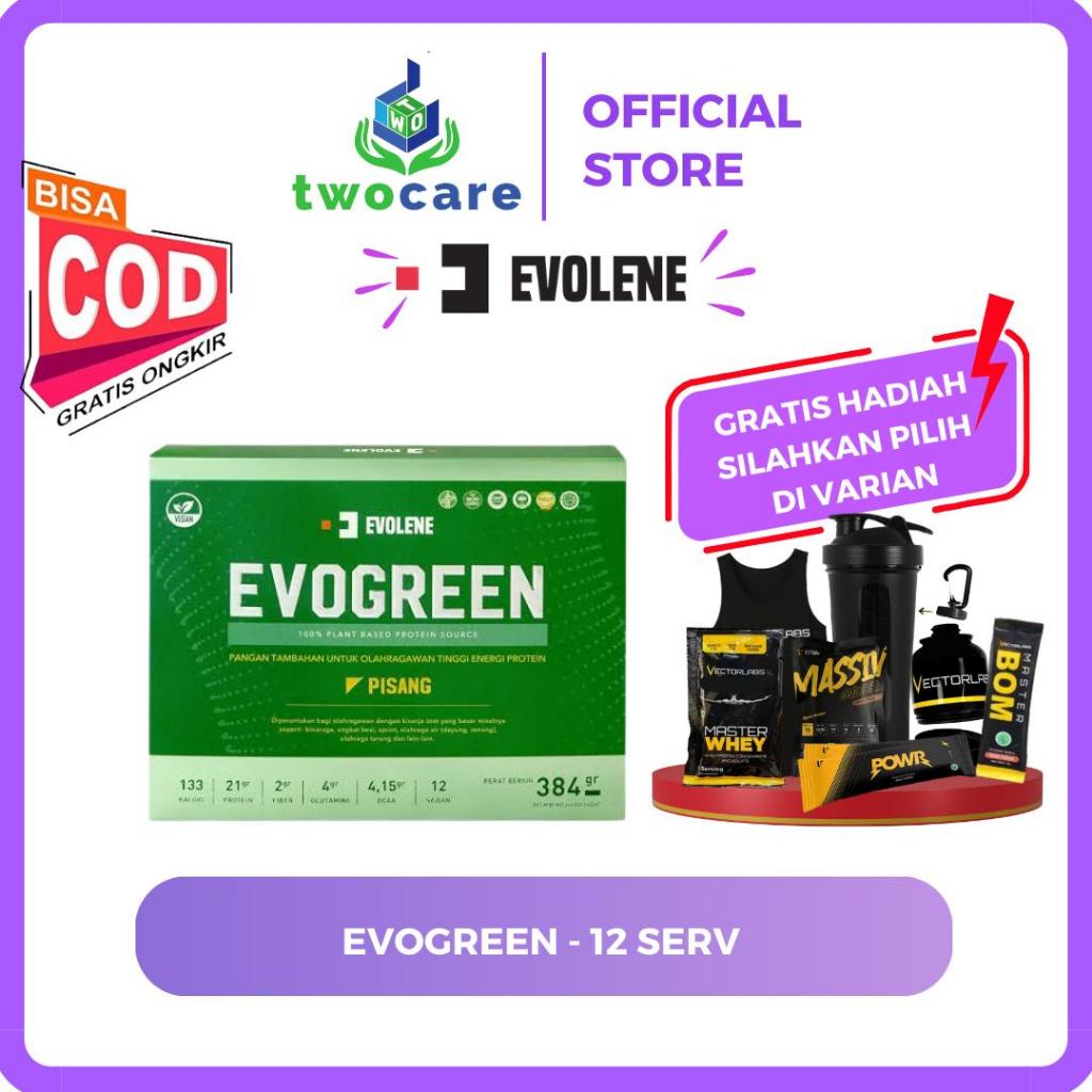 Jual Evolene - Evogreen 12s 100% Plant Based Protein | Shopee Indonesia