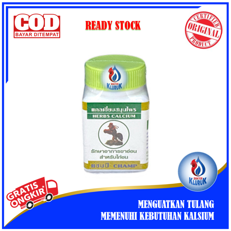 Jual Herb Calcium Kalsium dan Ramuan Alami Suplemen Ayam Tarung ...