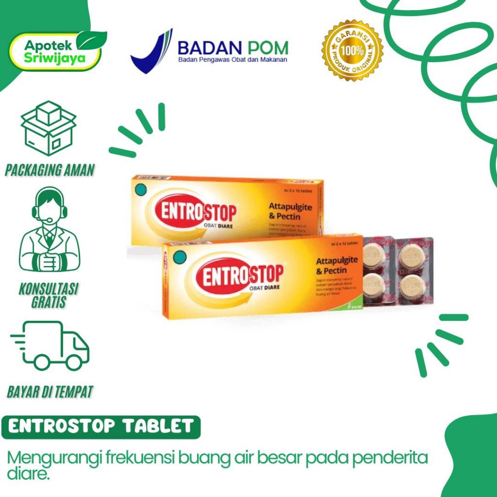 Jual ENTROSTOP TABLET | Shopee Indonesia
