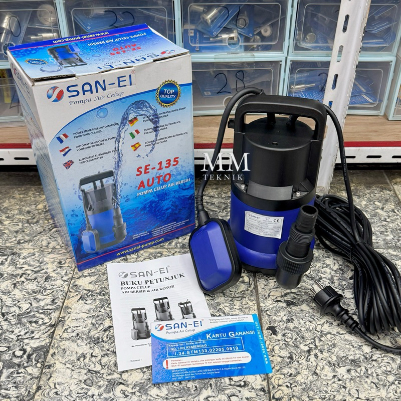 Jual Pompa Celup Air AUTO SE - 135 San Ei Pompa Kolam Sirkulasi Otomatis | Shopee Indonesia